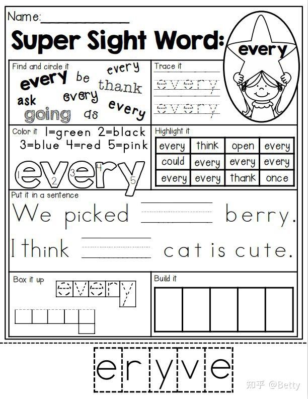 220个Sight Words高频词练习册（全三套）！学完就能读90%以上的英语绘本！ - 知乎