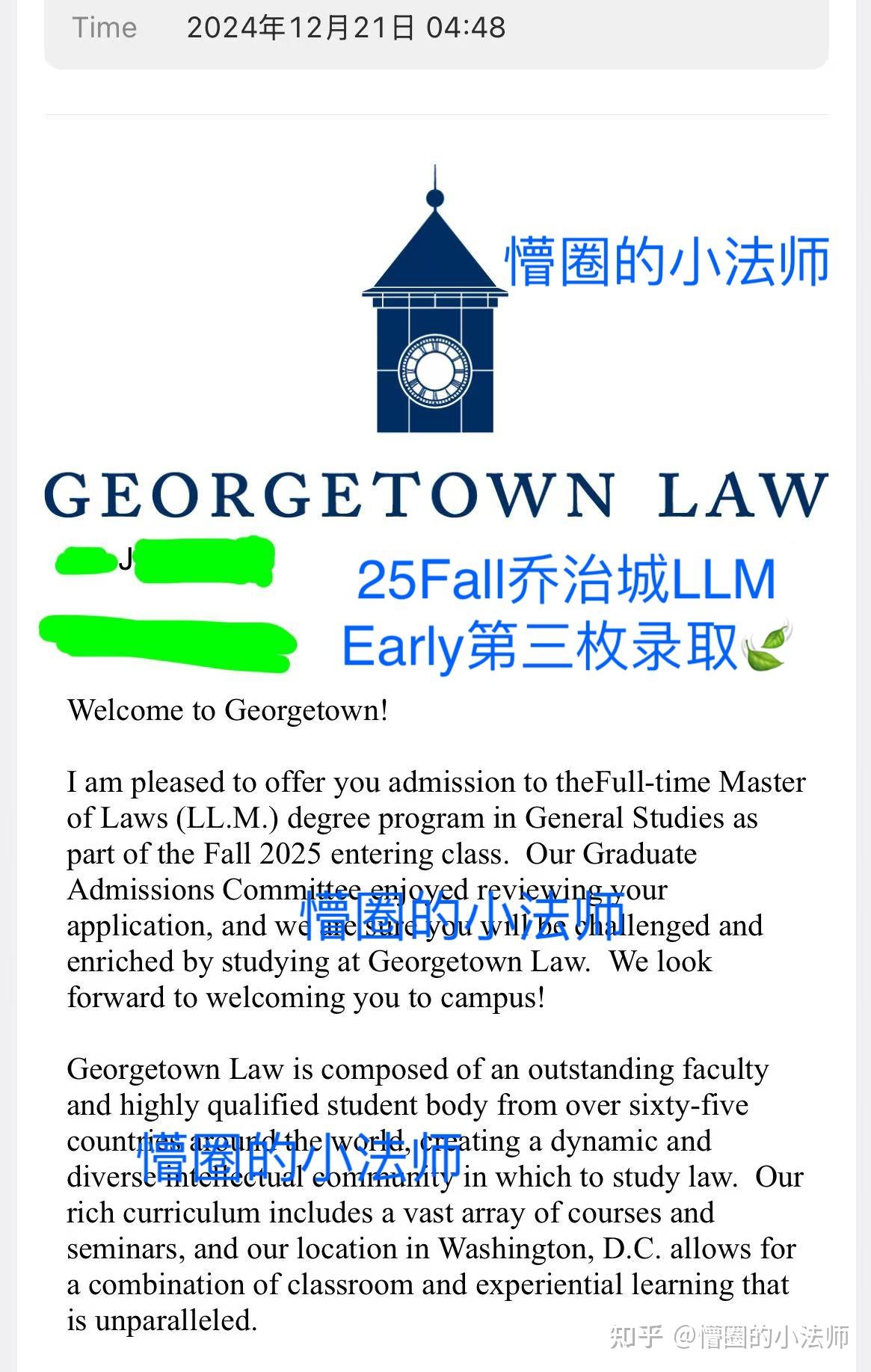 LLM/JD申请第147例（五院四系法本篇 - Berkeley LLM + Cornell LLM + 乔治城LLM Early + UCLA LLM） - 知乎