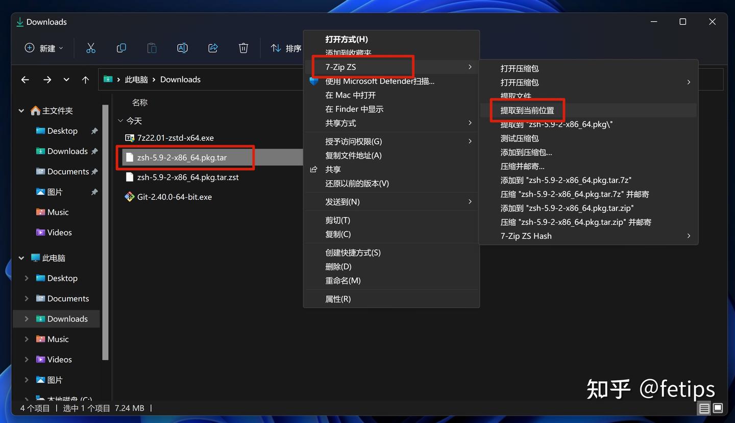 Windows安装Zsh终端 - 知乎