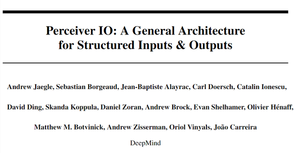 DeepMind 开源最强多模态模型Perceiver IO！玩转音频、文本、图片，还会打星际争霸 - 知乎