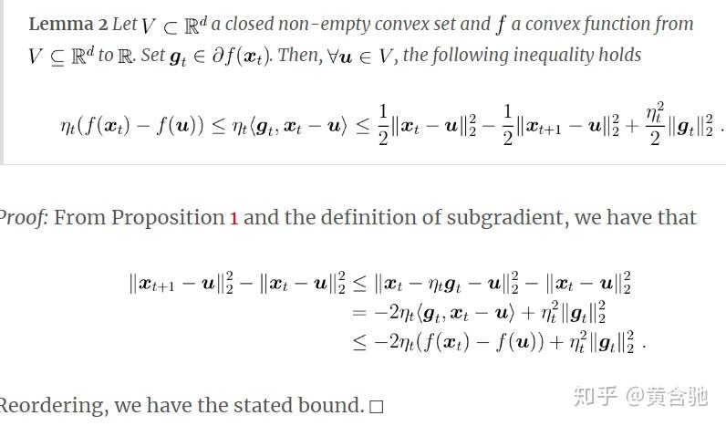 在线学习系列笔记3-次梯度下降SUBGRADIENT DESCENT - 知乎