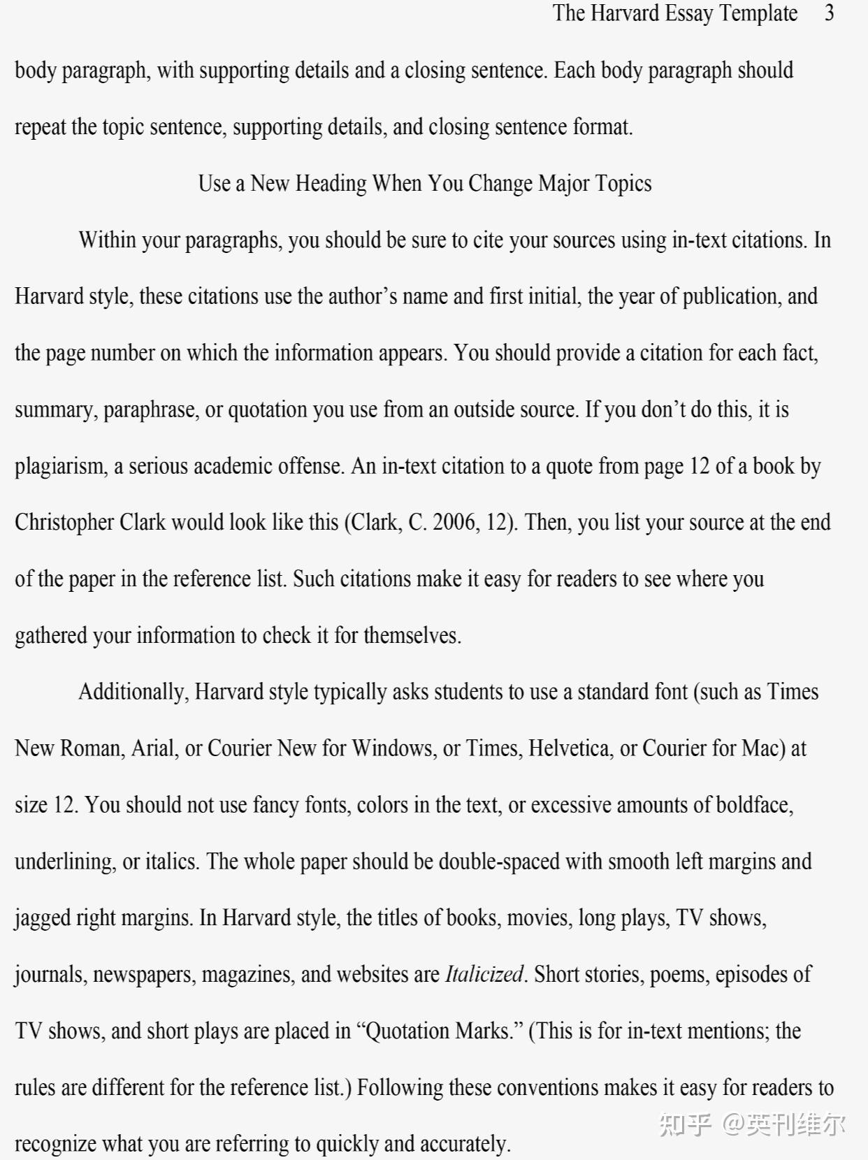 Harvard格式论文写作指南 - 知乎