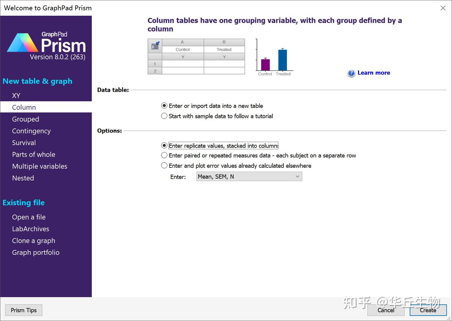 教你运用Graphpad prism绘制柱状图和进行统计学分析（三组及以上组别） - 知乎