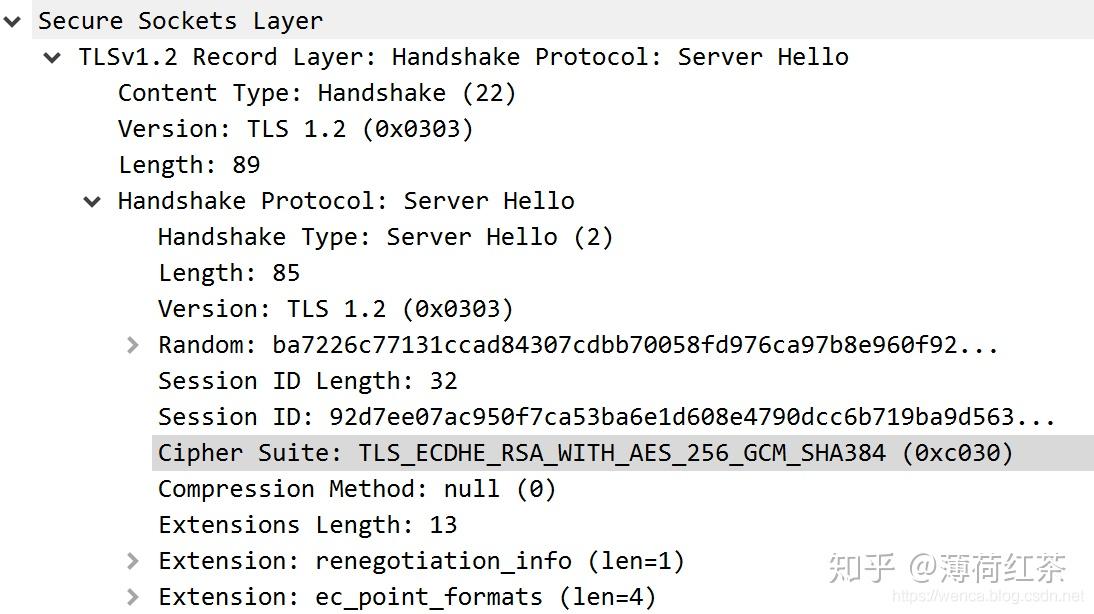 网络协议之TLS协议(1)抓包分析SSL/TLS握手 - 知乎