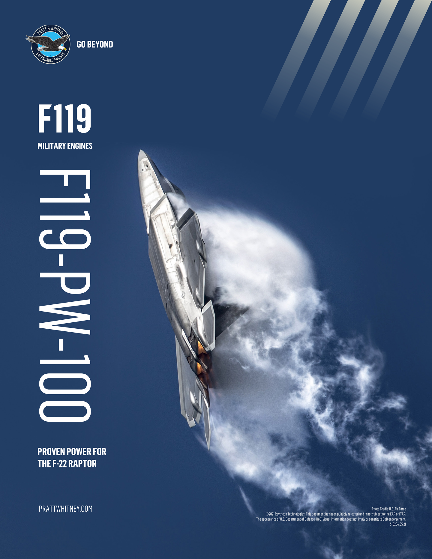 F119 Engine _ Pratt & Whitney （F-22 RAPTOR，F119-PW-100） - 知乎