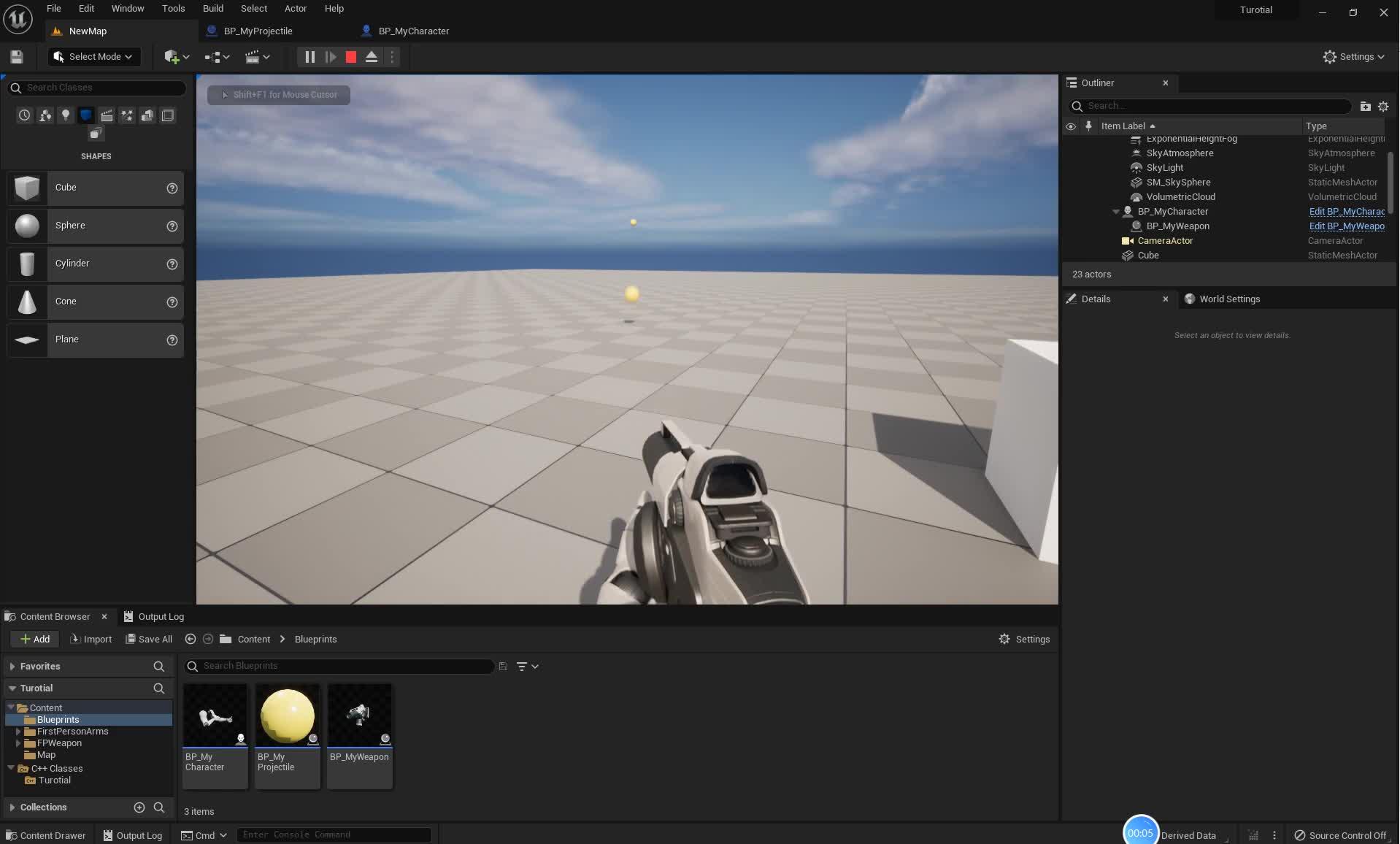 UE4C++近期学习收获(3)虚幻5自带的第一人称模板拾取武器的实现 - 知乎