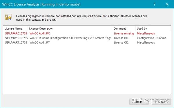 WinCC 什么情况下提示缺少 Audit RC/RT 授权? - 知乎