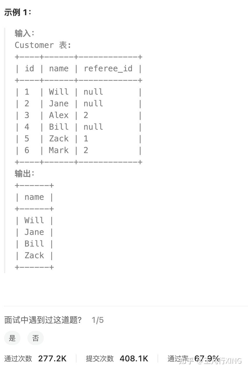 LeetCode 高频 SQL 50 题（基础版）1：查询 - 知乎