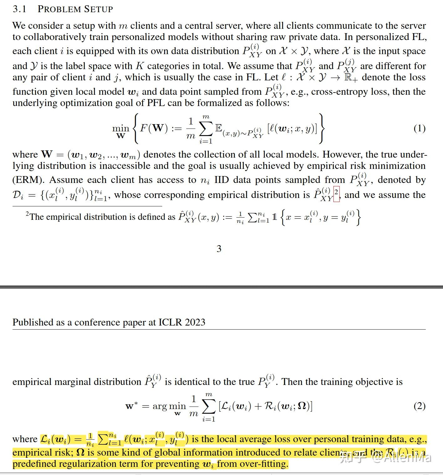 论文笔记--PERSONALIZED FEDERATED LEARNING WITH FEATURE ALIGNMENT AND CLASSIFIER COLLABORATION - 知乎