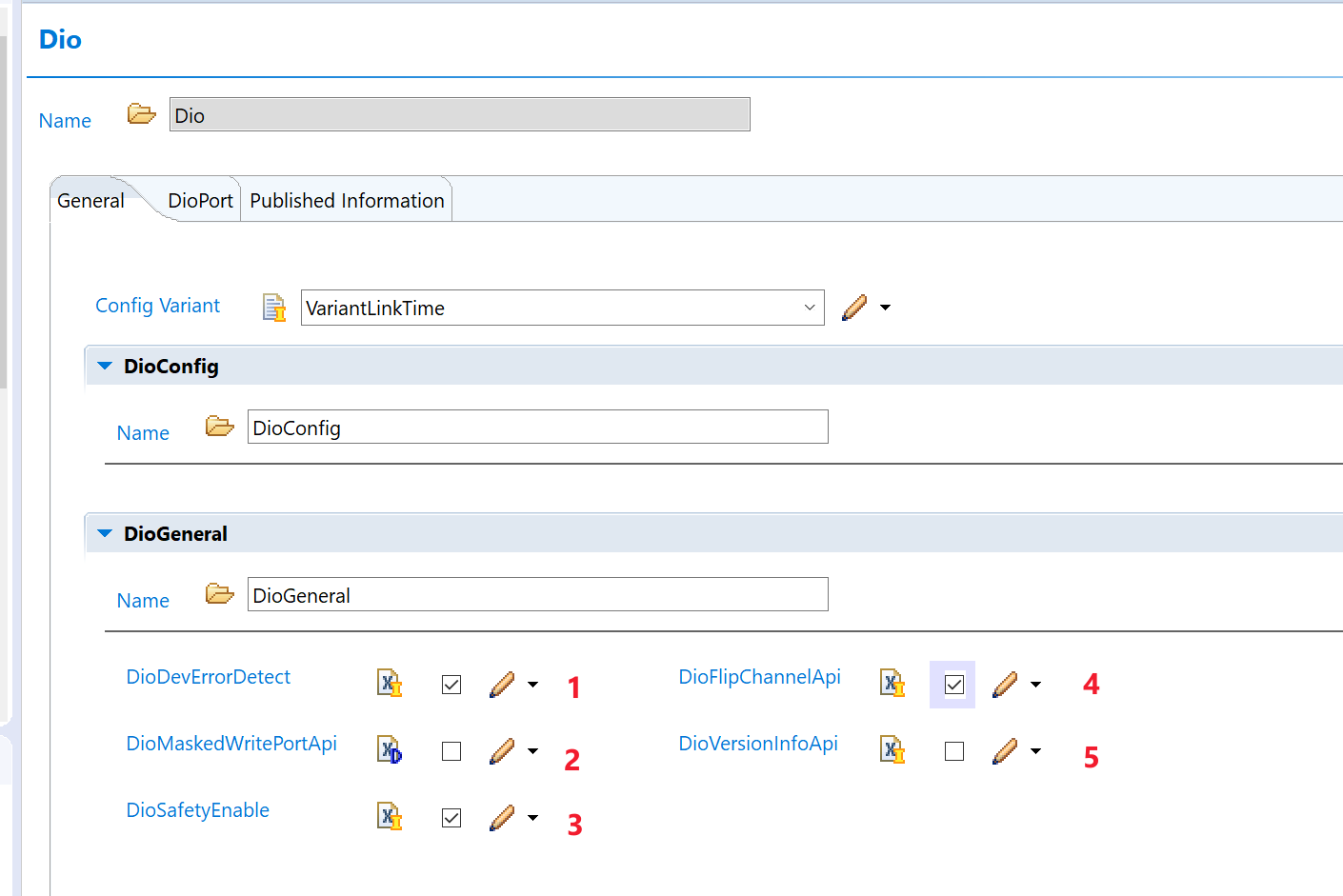 【英飞凌IFX TC3XX Mcal】（2）AutoSAR Mcal DIO模块配置详解 - 知乎