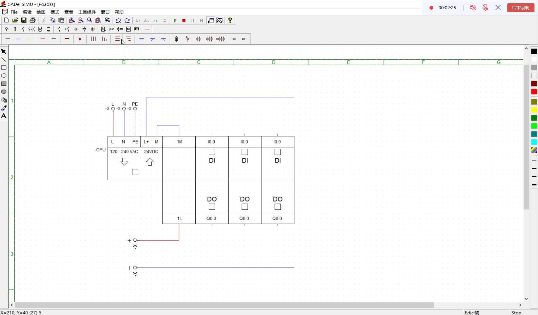 《电气控制与PLC课程》之CADe_SIMU仿真实验 - 知乎