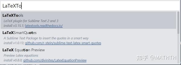 如何优雅地使用 Sublime 编辑 LaTeX - 知乎
