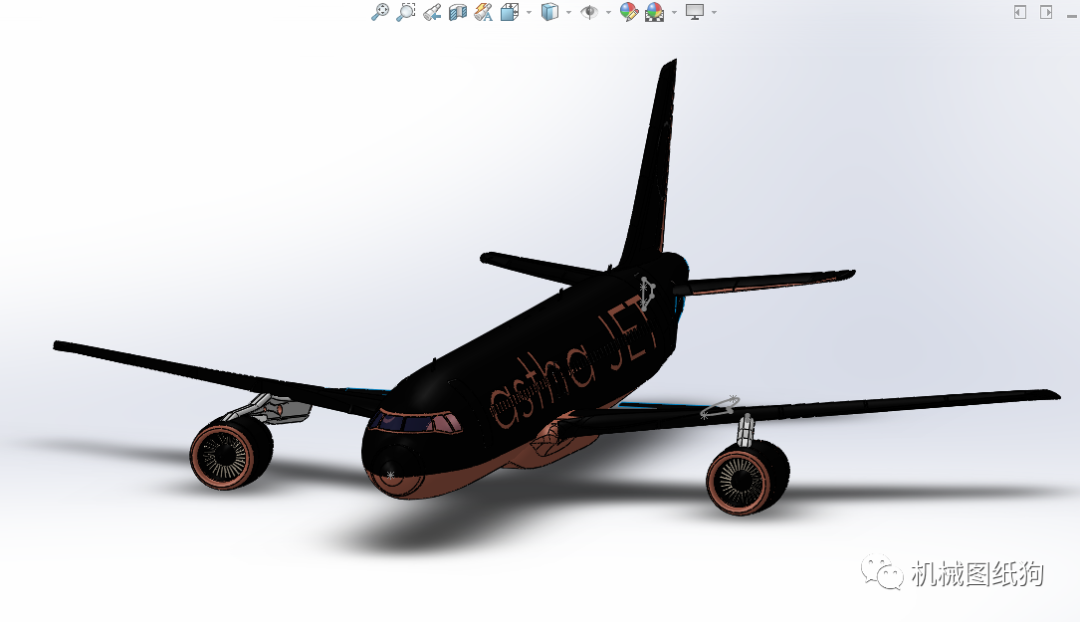 【飞行模型】airbus-a320空中客车飞机简易造型3D图纸 Solidworks设计 - 知乎