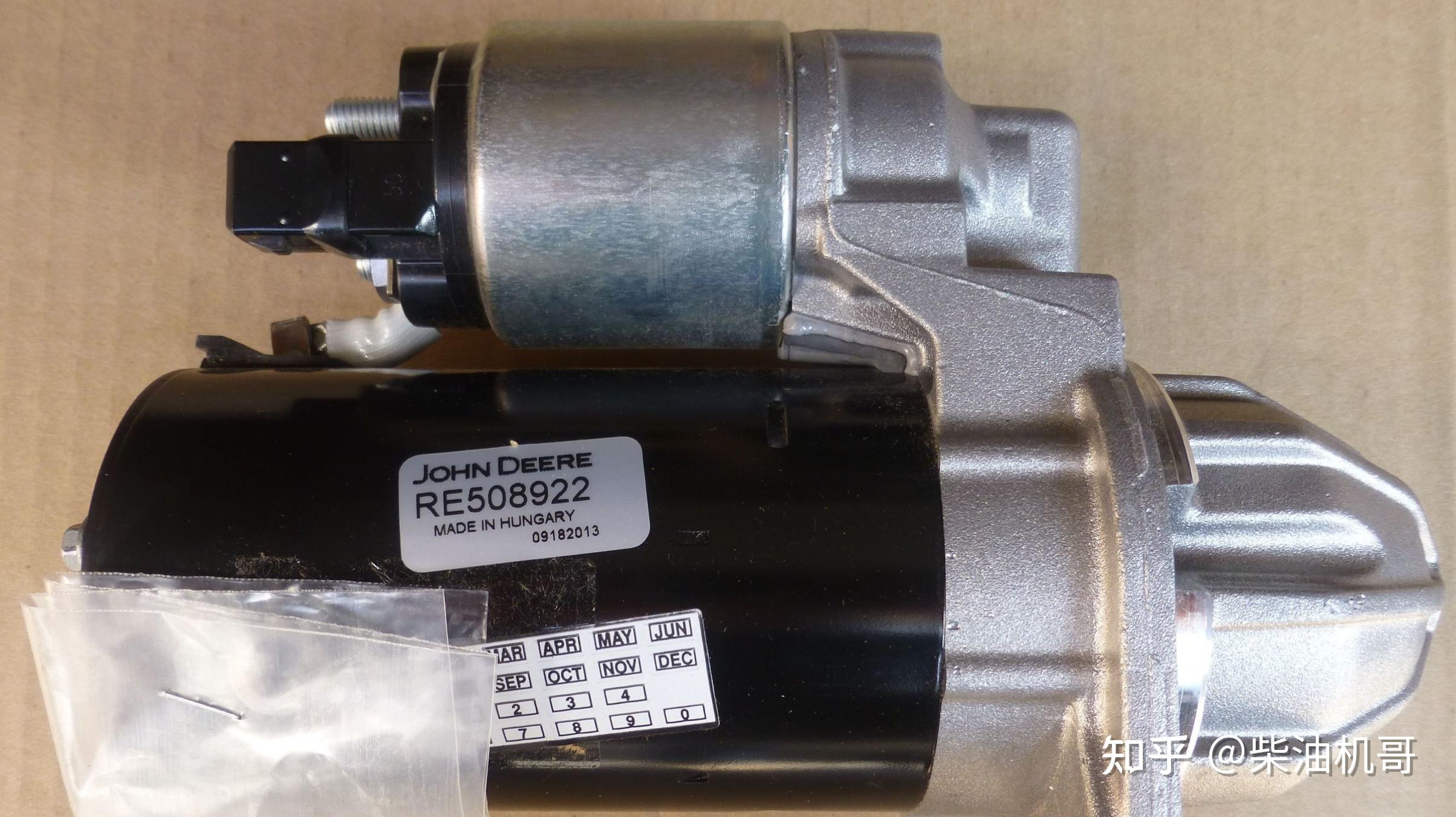 你知道JOHN DEERE强鹿柴油发动机启动机型号有哪些？ - 知乎