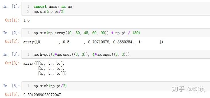 Python数据分析之Numpy——数字函数、随机数、字符串 - 知乎