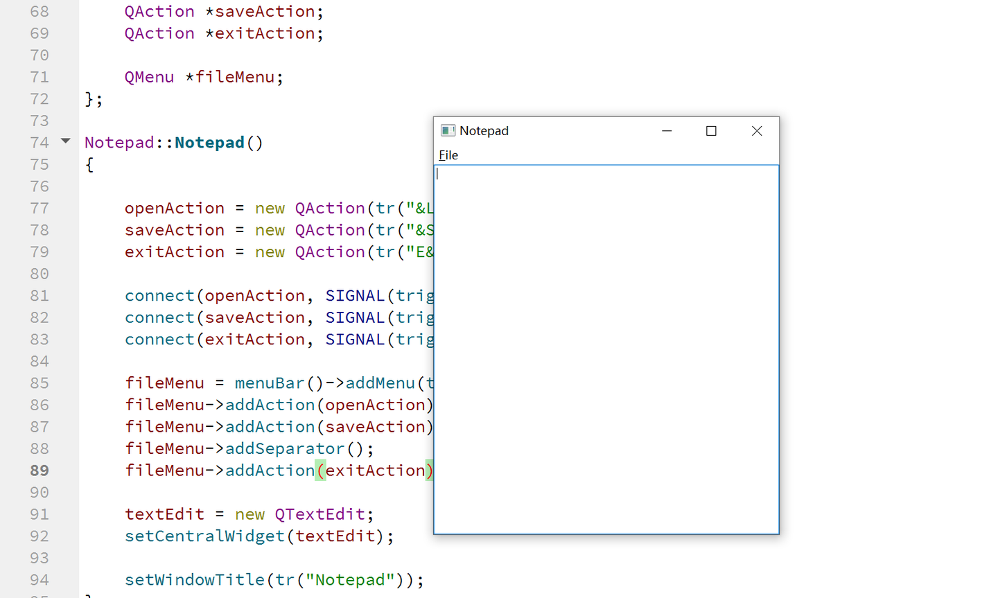 1.3.8 QFileDialog 文件浏览与 QFile QTextStream 文件读写 - 知乎