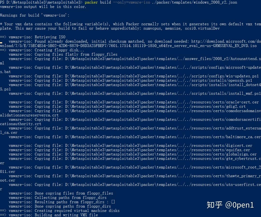 2020我终于成功搭建了Metasploitable3靶机 - 知乎