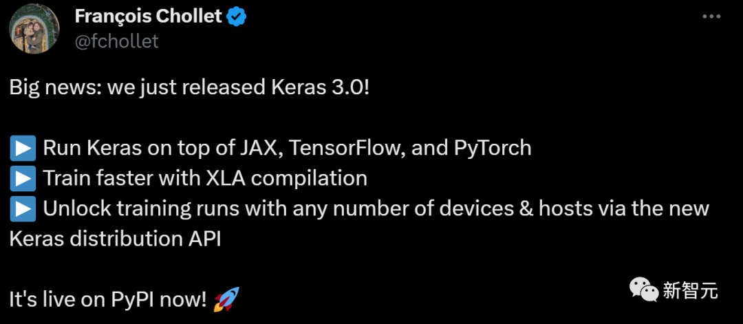 Keras 3.0一统江湖！大更新整合PyTorch、JAX，全球250万开发者在用了 - 知乎