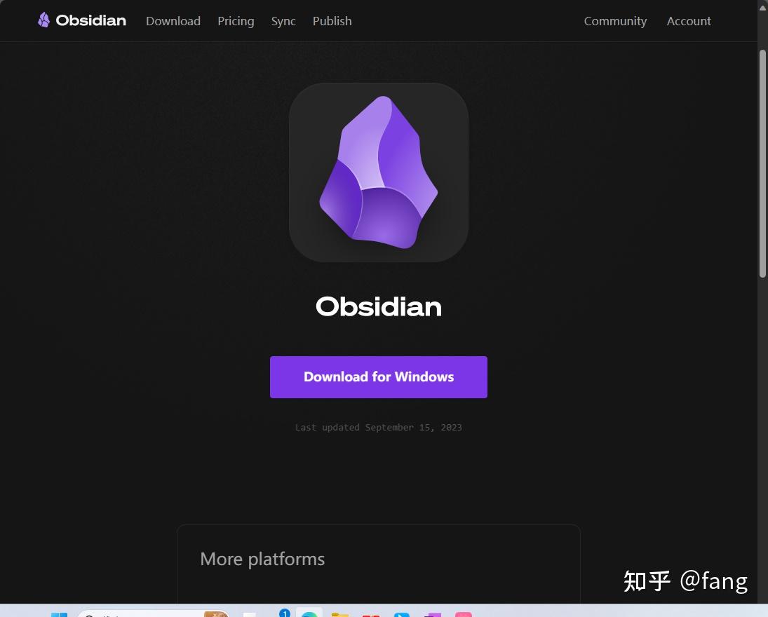 Obsidian下载方法（速度快） - 知乎