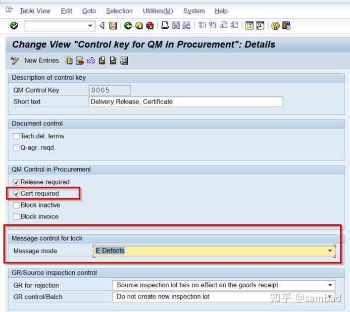 [SAP-QM] QC51 quality certificate receipt QM控制 - 知乎