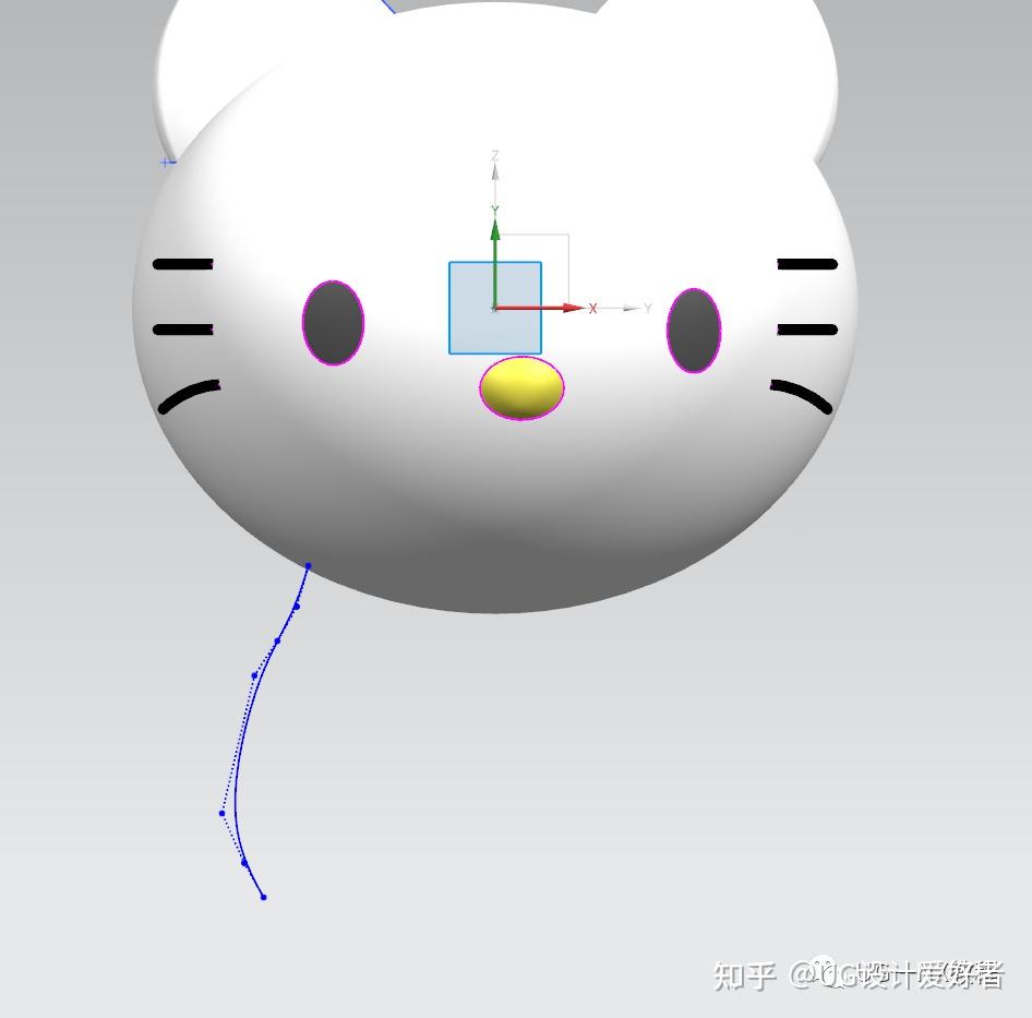 UG软件三维建模hello kitty猫，这个建模思路最快捷 - 知乎