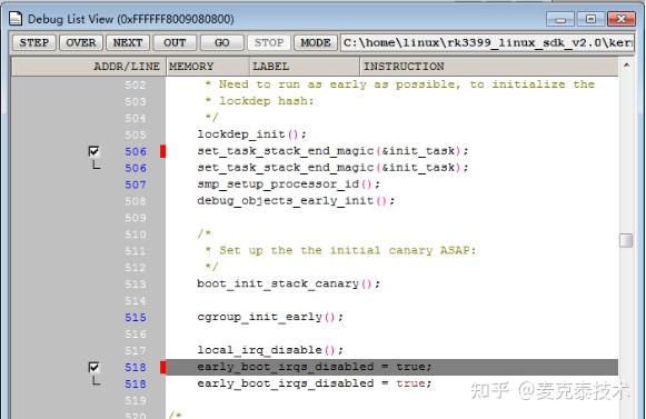 使用CodeViser 调试RK3399 处理器和Linux kernel指导（第二部分） - 知乎