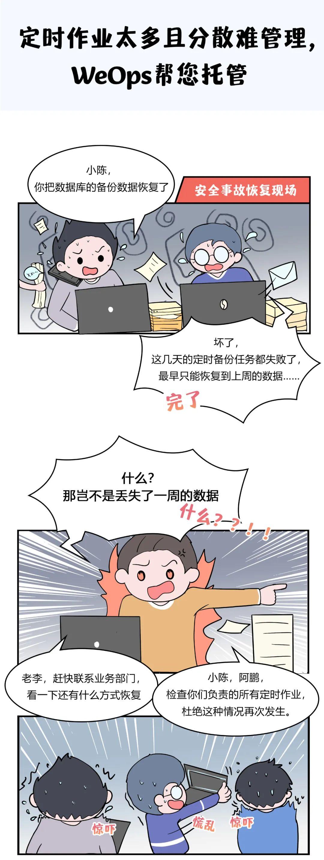 漫话运维 | 定时作业太多且分散难管理，WeOps帮您托管 - 嘉为蓝鲸