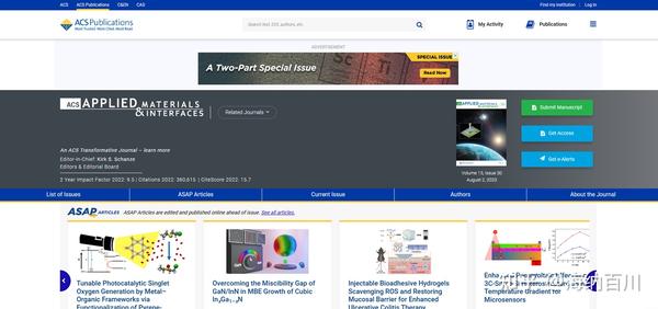 期刊分析|材料科学方向，中科院2区，影响因子9.5分 - 知乎