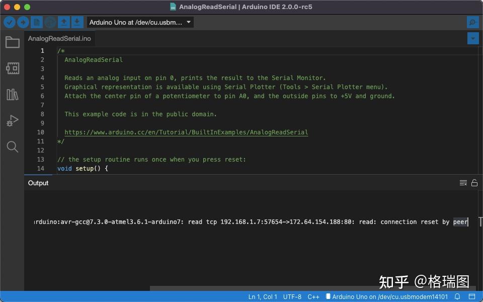 Arduino-0002-内置示例-模拟读 Analog Read Serial - 知乎