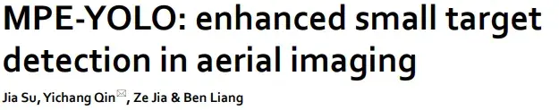 复杂背景下无人机影像小目标检测：MPE-YOLO抗遮挡与抗背景干扰设计 - 知乎