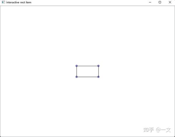 pyqt：继承QGraphicsRectItem绘制可随意缩放的矩形 - 知乎