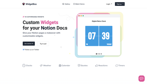 🔥 全网最全 Notion widgets (小组件) 盘点 - 知乎
