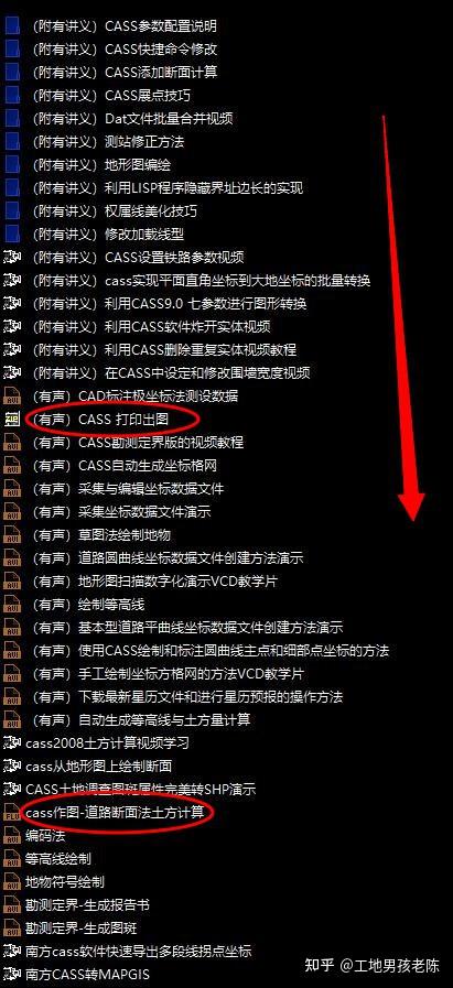 测绘大神5年时间精心整理：南方CASS视频培训指南+图文手册 - 知乎