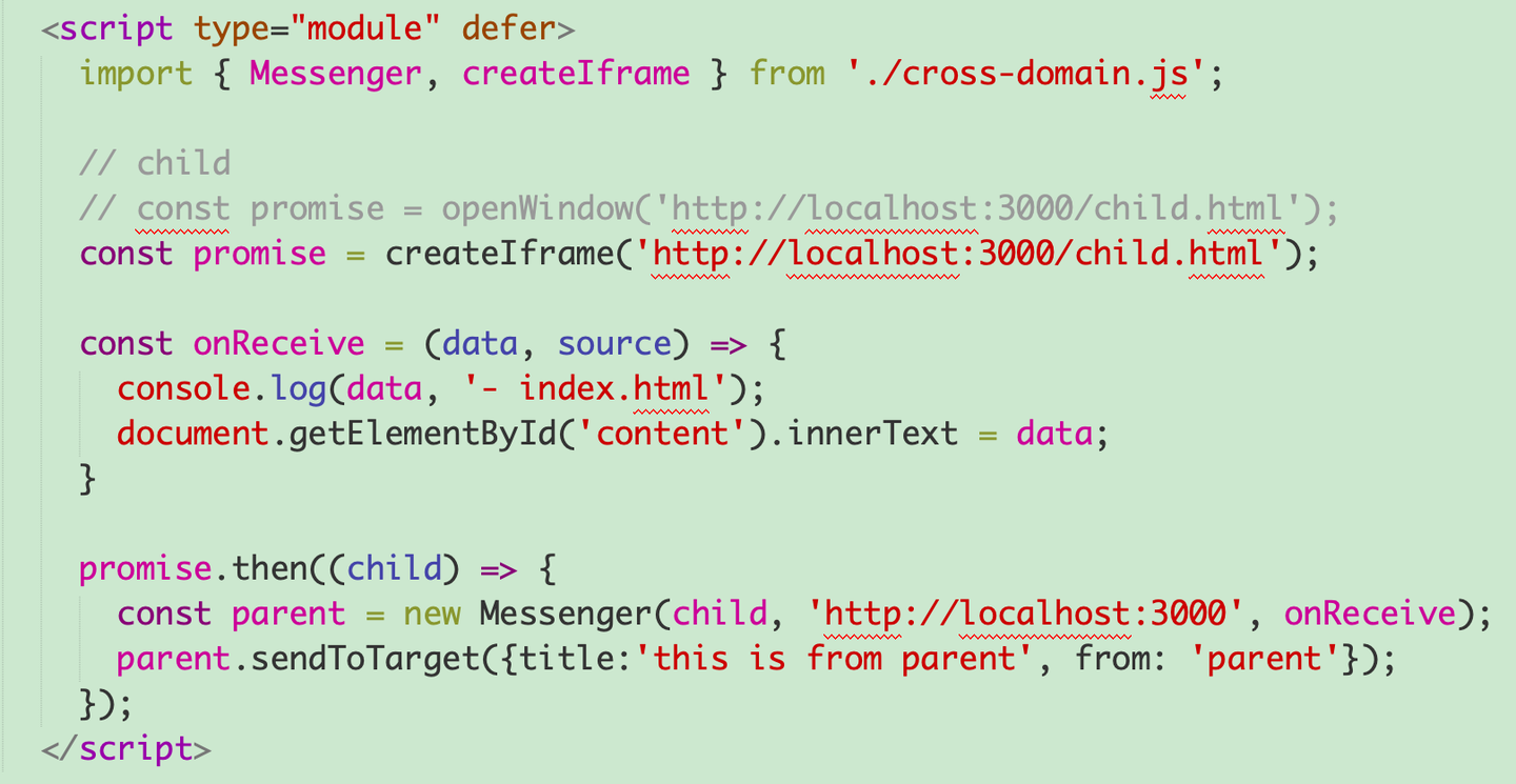 用 iframe 和 postMessage 跨域陷阱解决方案 - 知乎