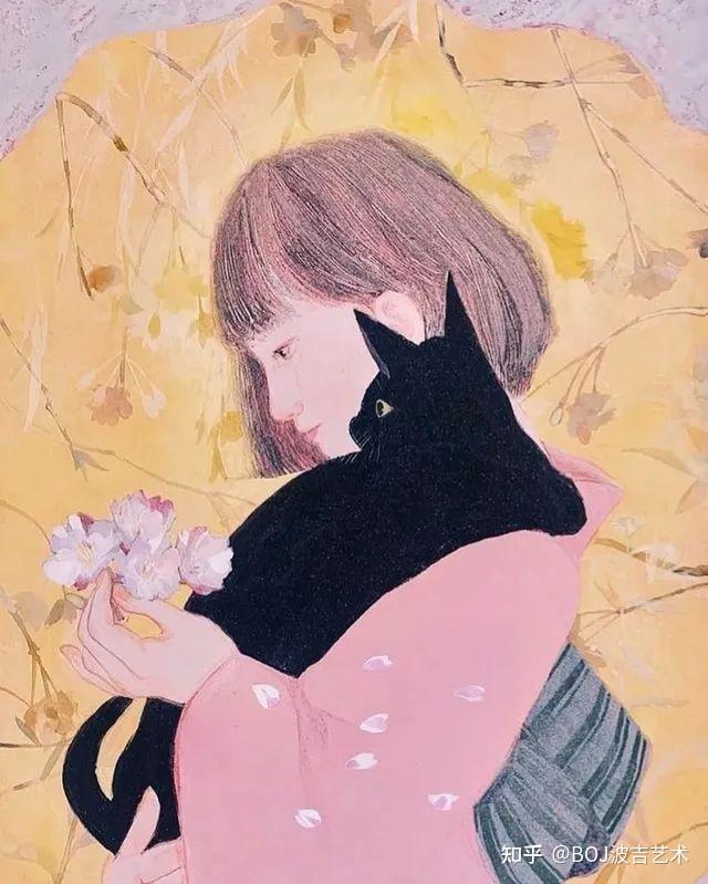 BOJ波吉艺术|日本插画师isozaki Nana的治愈系色彩！ - 知乎
