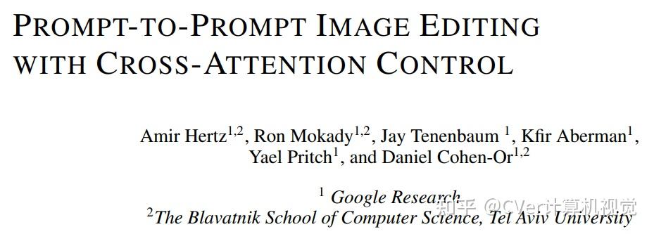 谷歌重磅新作！跨注意力控制的Prompt-to-Prompt图像编辑 - 知乎