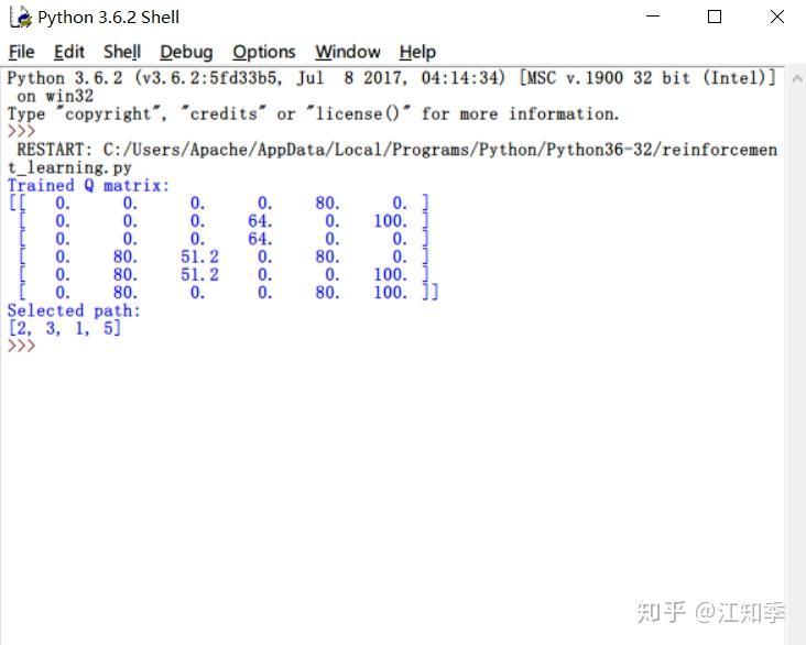 一个简单的强化学习例子（含python代码）来理解Q-learning - 知乎