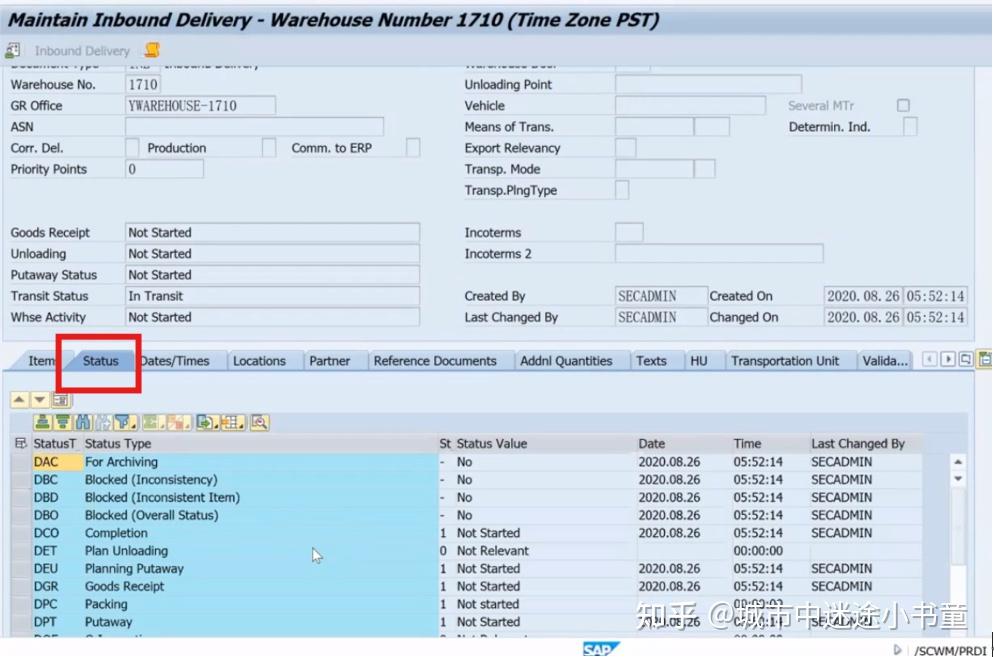 SAP EWM学习笔记之EWM里面的INBOUND DELIVERY - 知乎
