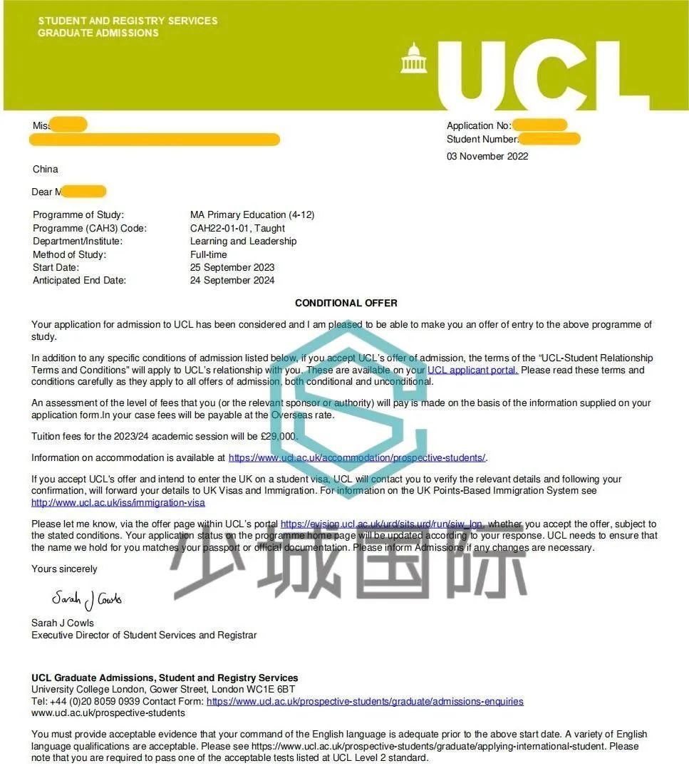 成都少城国际留学|2023Fall没想到我的第一封offer是UCL给我的 - 知乎