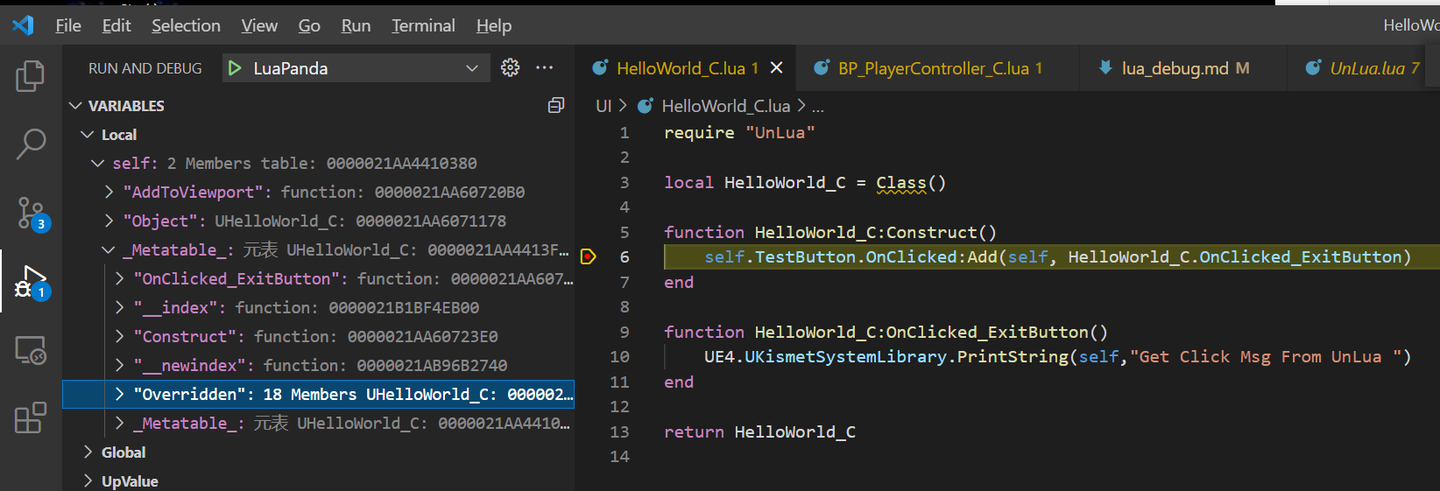 UE4下UnLua初使用和Lua调试 - 知乎
