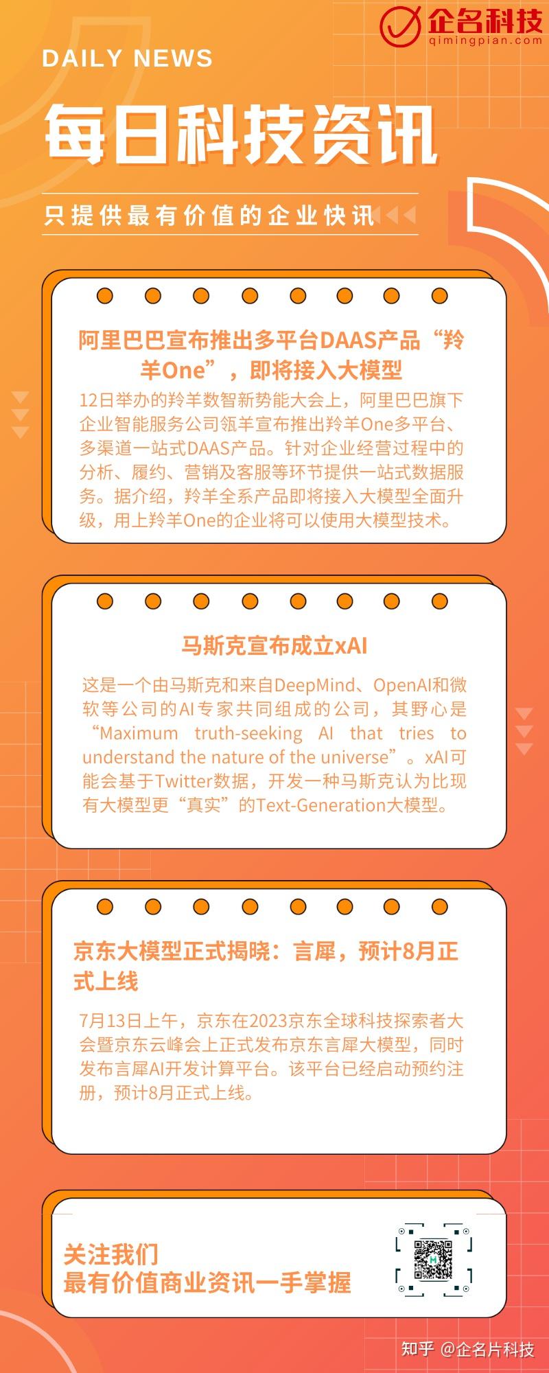 企名片科技快讯｜京东大模型正式揭晓：言犀，预计8月正式上线 - 知乎