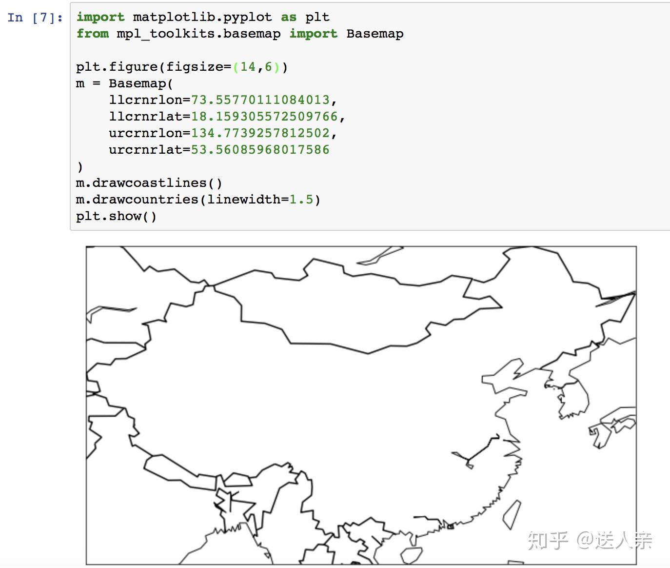 Python绘制中国地图 - 知乎