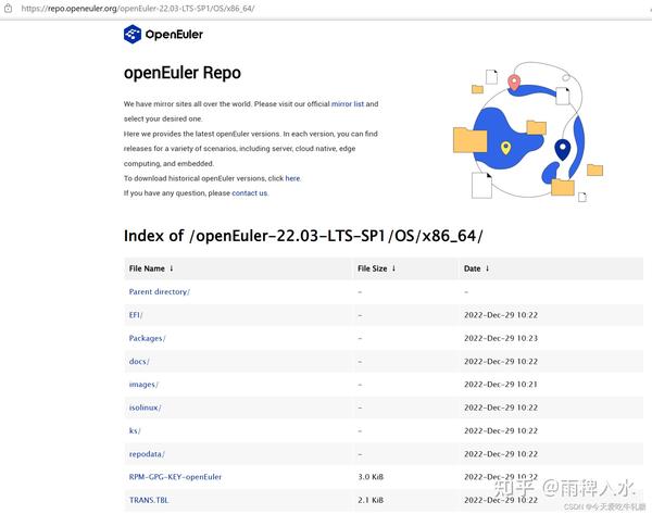 在OpenEuler 22.03 LTS-SP1上下载yum源并安装tar命令 - 知乎
