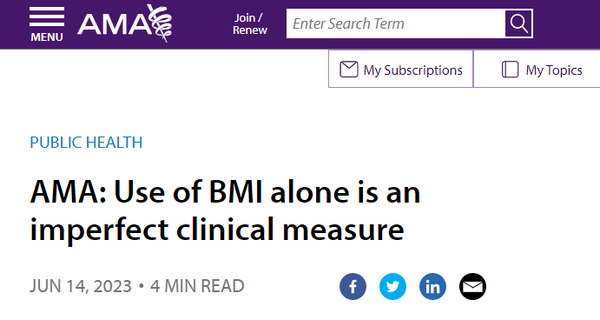 BMI——一个并不完美的衡量指标 - 知乎
