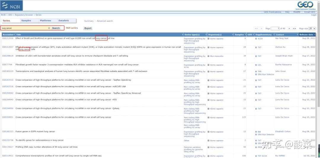 可能是史上最好懂的的GEO数据库入门教程 - 知乎