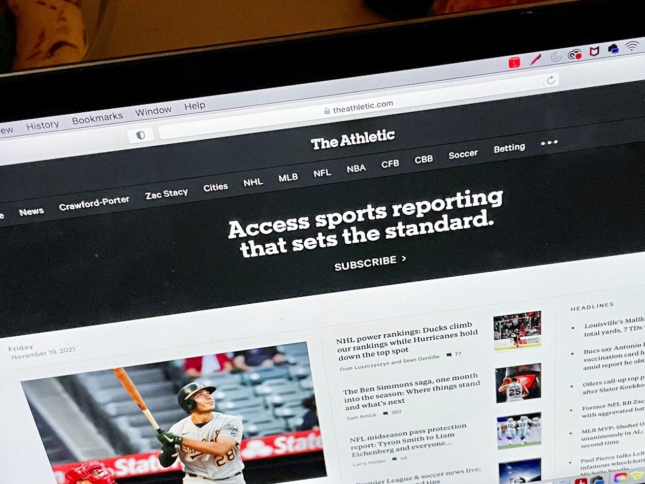 The Athletic：体育媒体新贵的故事还能讲多久？ - 知乎