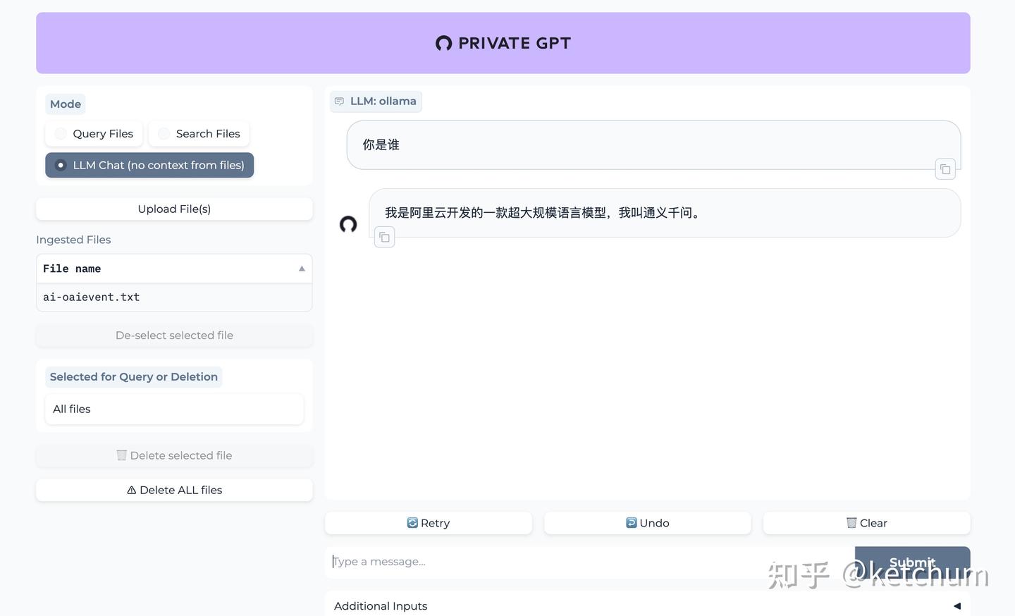 个人知识库开源AI工具--最新版PrivateGPT v0.4.0 本地部署说明 - 知乎