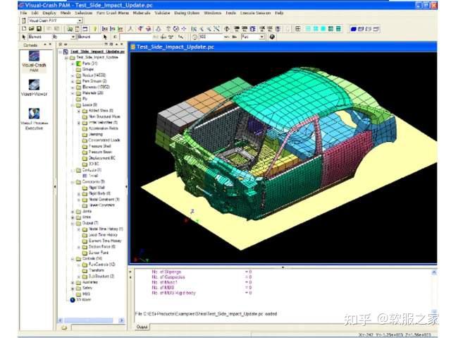 2022汽车碰撞安全仿真常用软件合集 - 知乎