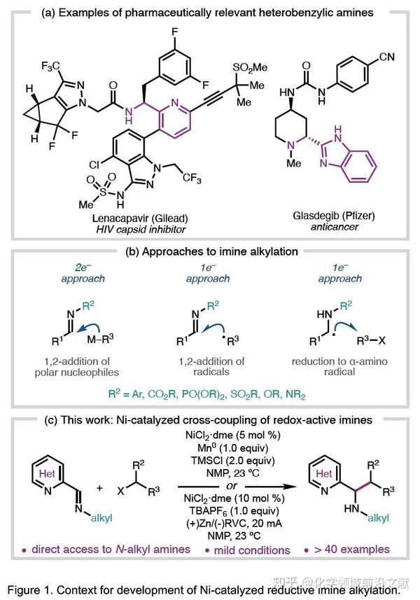 Sarah E. Reisman课题组：镍催化杂芳基亚胺的还原烷基化反应 - 知乎