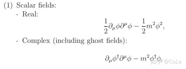 FeynRules学习笔记——3 拉氏量 - 知乎